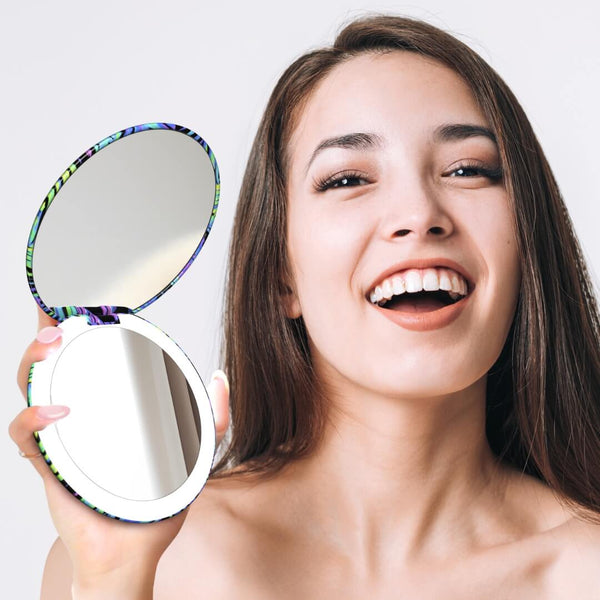 TAYLOR Compact Mirror with LED Lights | Fancii & Co.