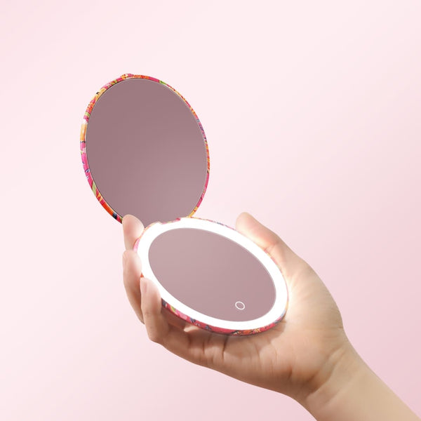 MINI TAYLOR LED Lighted Compact Mirror for Flawless Makeup | Fancii ...